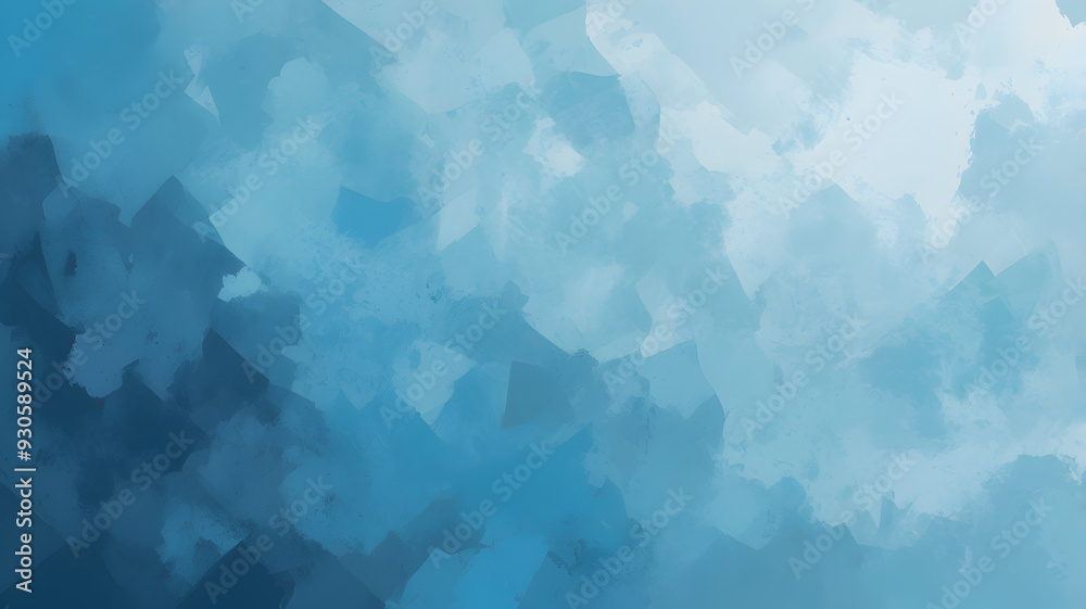 Rough blue texture background merging different colors and shapes to ...
