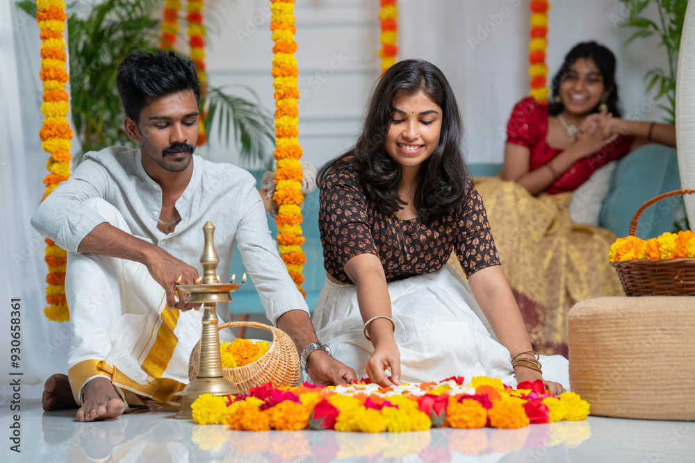 Onam background image Kerala models enjoying Onam festival, Kerala ...