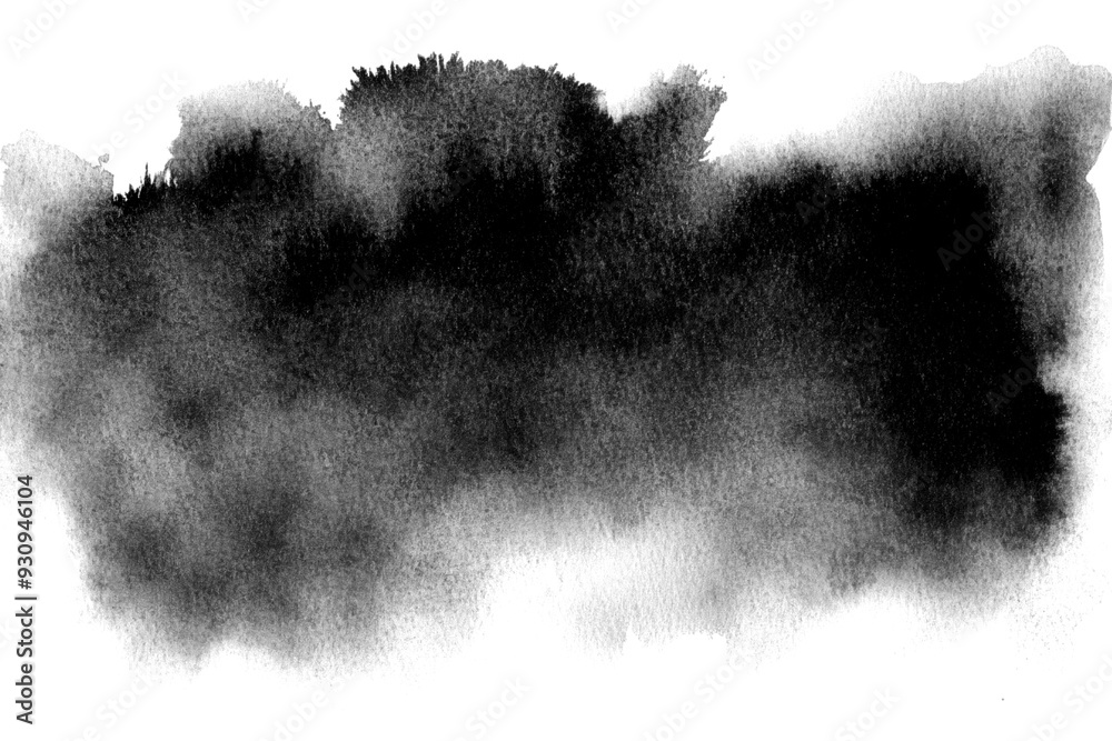 Ink Blot Mask Effect Photo Overlays - High-Resolution Artistic Overlays ...