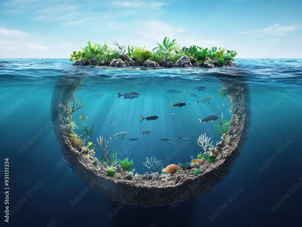 nutrient cycling in the ocean with plankton and zooplankton ...