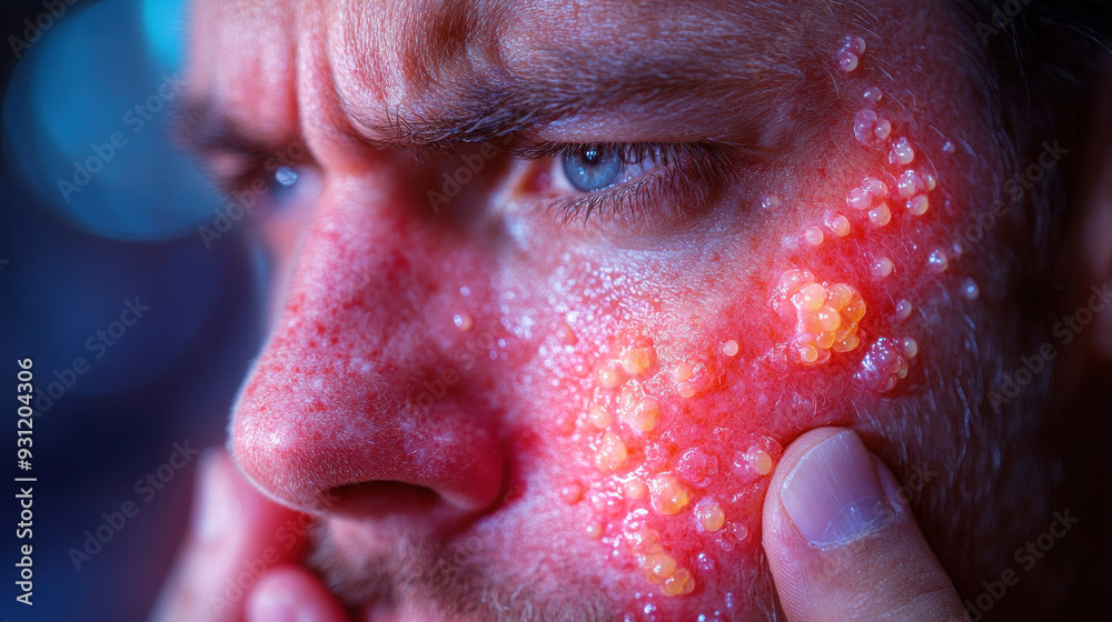 Educational poster on skin blisters, explaining what they are, their ...