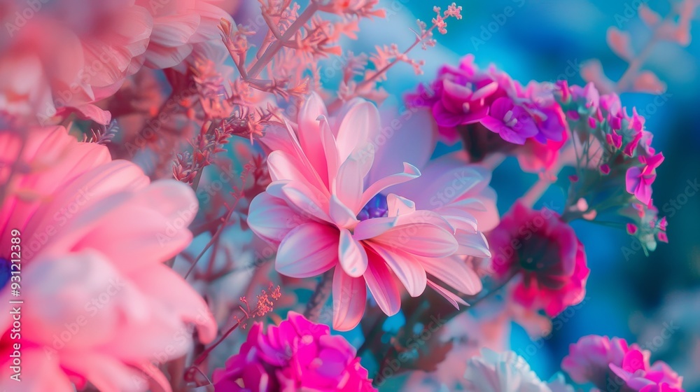International Friendship Day greeting card with flowers, Generative AI ...