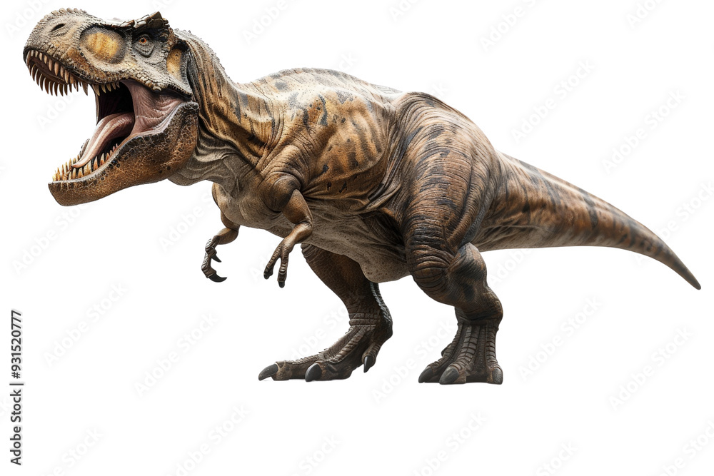 Detailed illustration of Carnotaurus, isolated on a white background ...