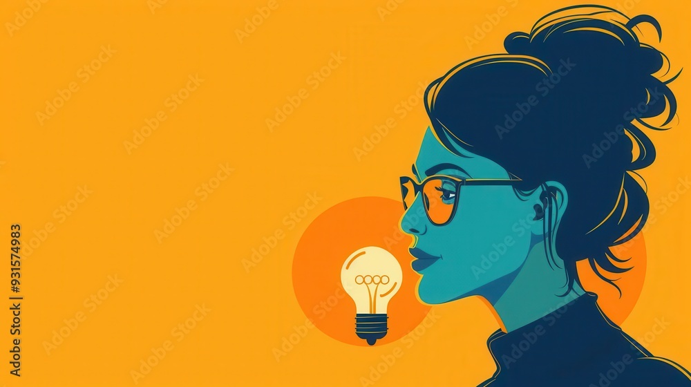 Analytical strategy, flat design, side view, critical thinking theme ...