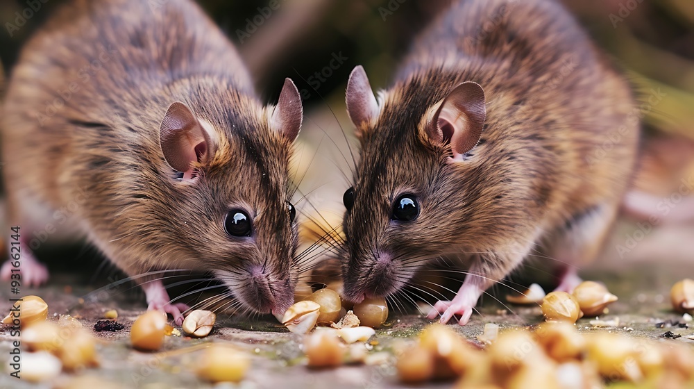 destruction of food stocks mice are black two pieces symbol of the 2020 ...