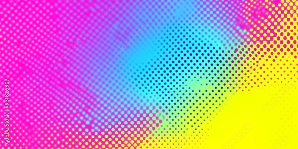 Vibrant Y2K Holographic Background: Abstract Halftone Effect with ...