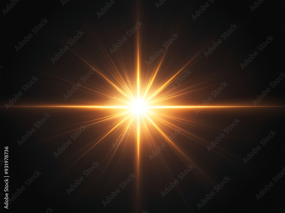 Flare light, effects sunlight, lens flare, light leaks, warm sun rays ...