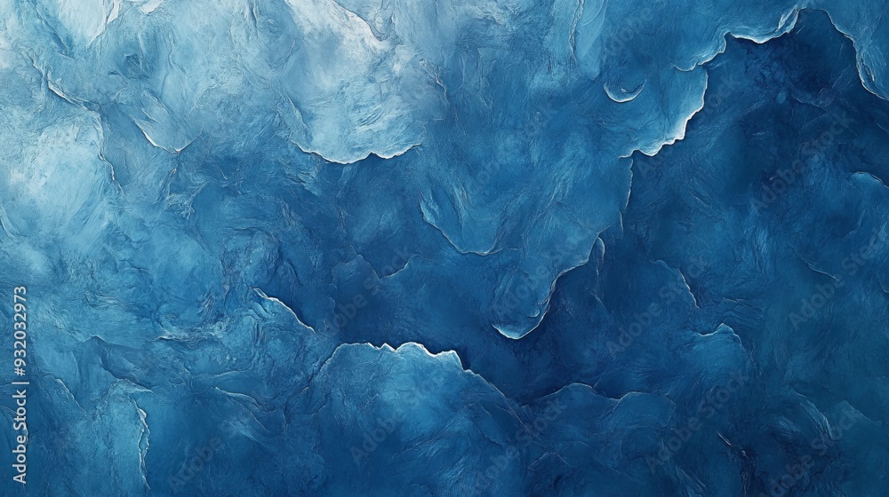 An abstract blue texture featuring smooth gradients and soft shapes ...