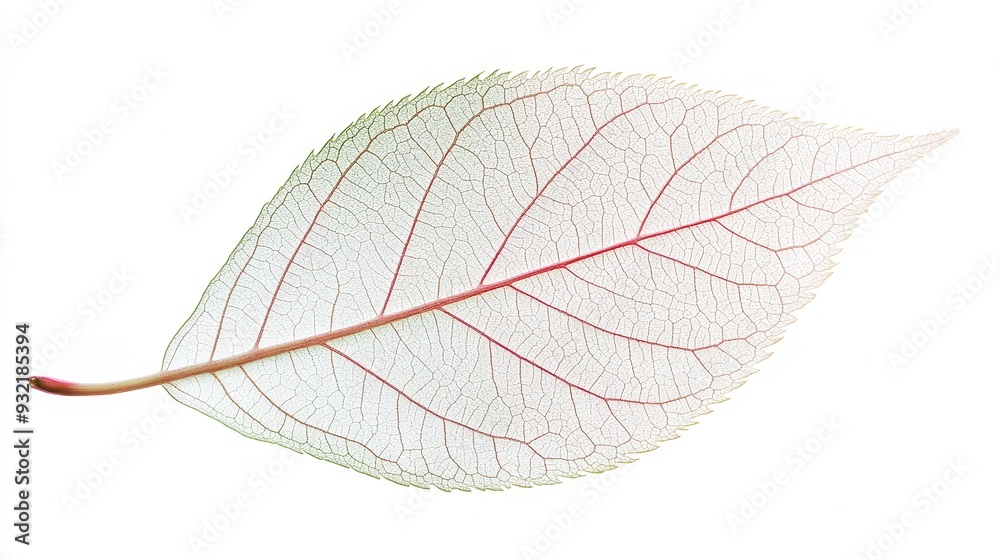 Delicate Leaf Skeleton with Intricate Veins - A single, translucent ... Delicate Leaf Skeleton with Intricate Veins - A single, translucent ...