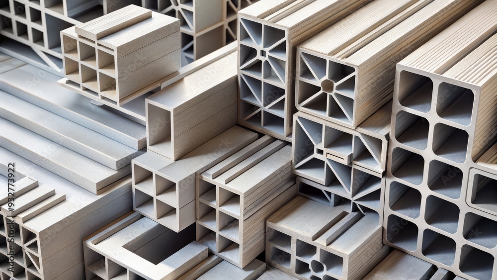 From the mold, sharp edges and angular shapes burst forth, unfolding ...