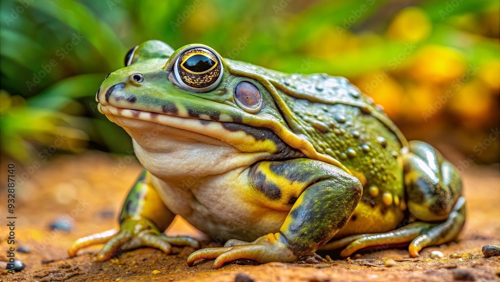 African Pixie Frog, also known as the African bullfrog, is a large ...