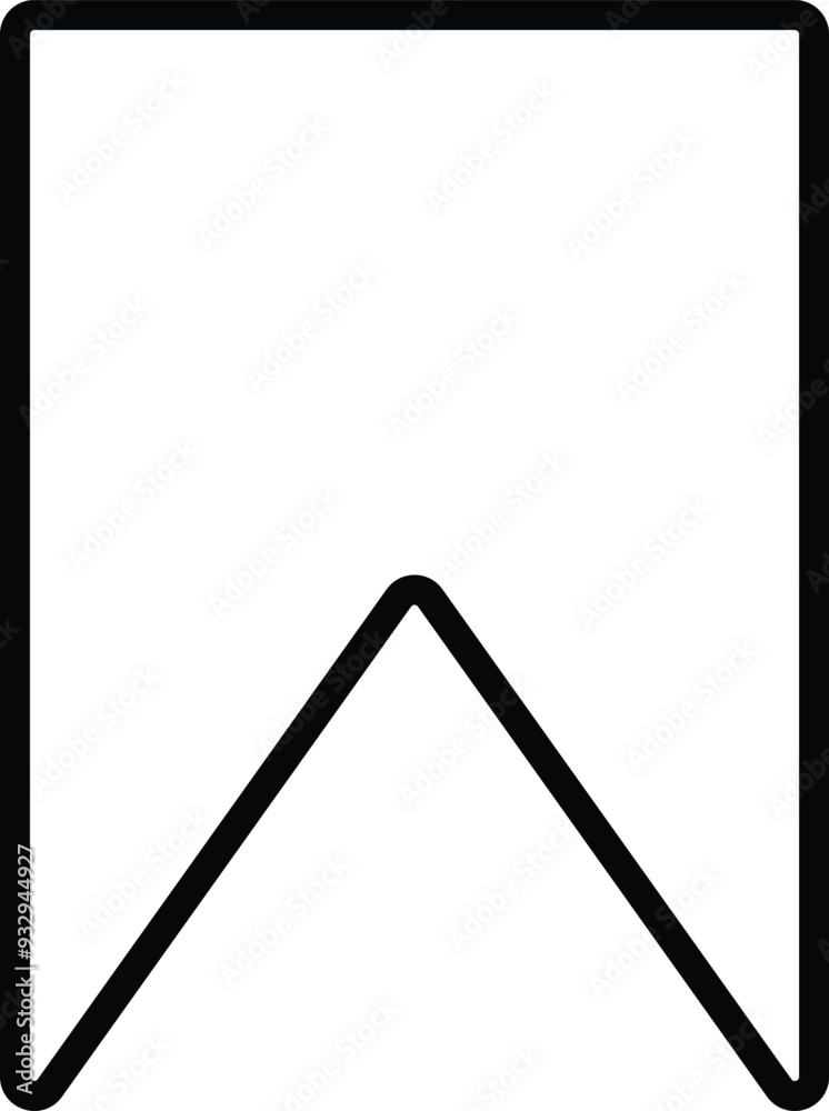 Instagram Save Icon Outline Vector - High-Resolution Save Symbol ...