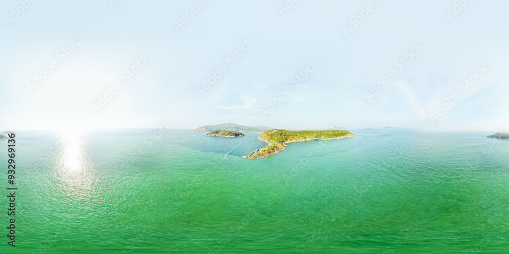 Panorama Promthep Cape Sunset Viewpoint in the South of Phuket Thailand ...