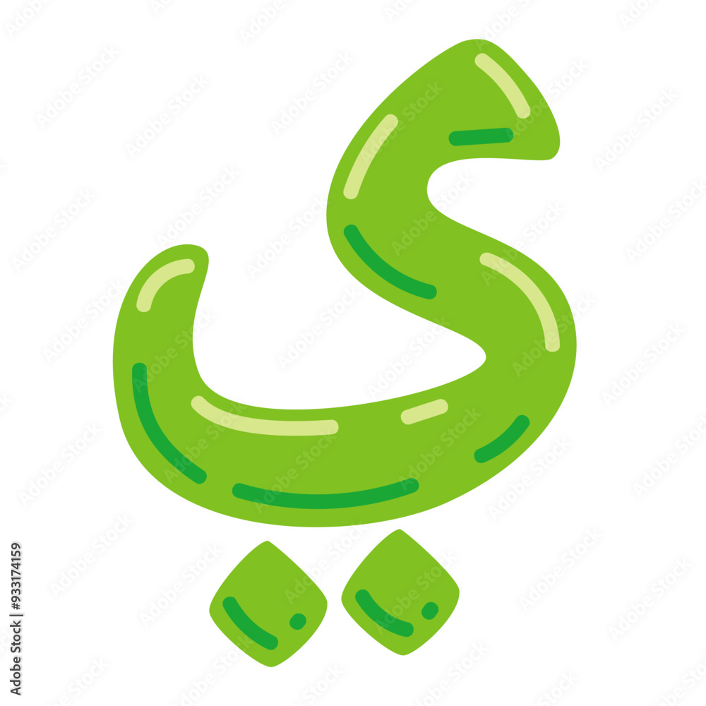 Yak letter vector illustration, hijaiyah letter of arabic alphabet ...