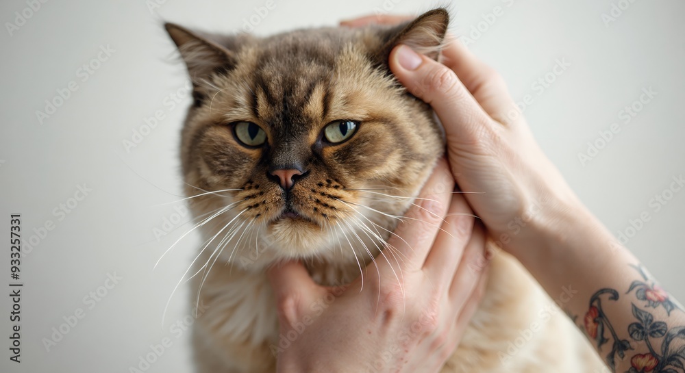 Cute animal wallpaper collection, Gentle touch, A human hand tenderly ...