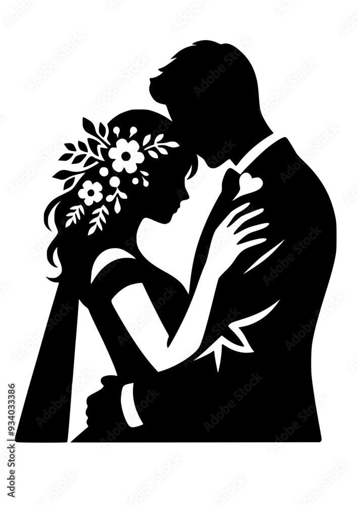 Vector de Stock Couple SVG, Relationship, Marriage SVG, Wedding SVG ...