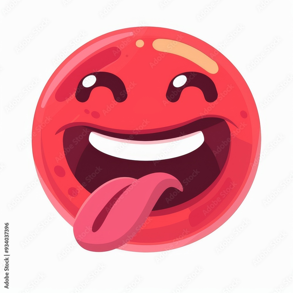 Savoring Food Emoji icon. tasty delicious mouth watering yummy savor ...