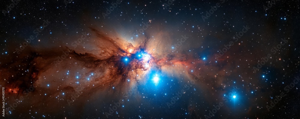 Cosmic dust drifting through the Orion Arm of the Milky Way, galactic ...