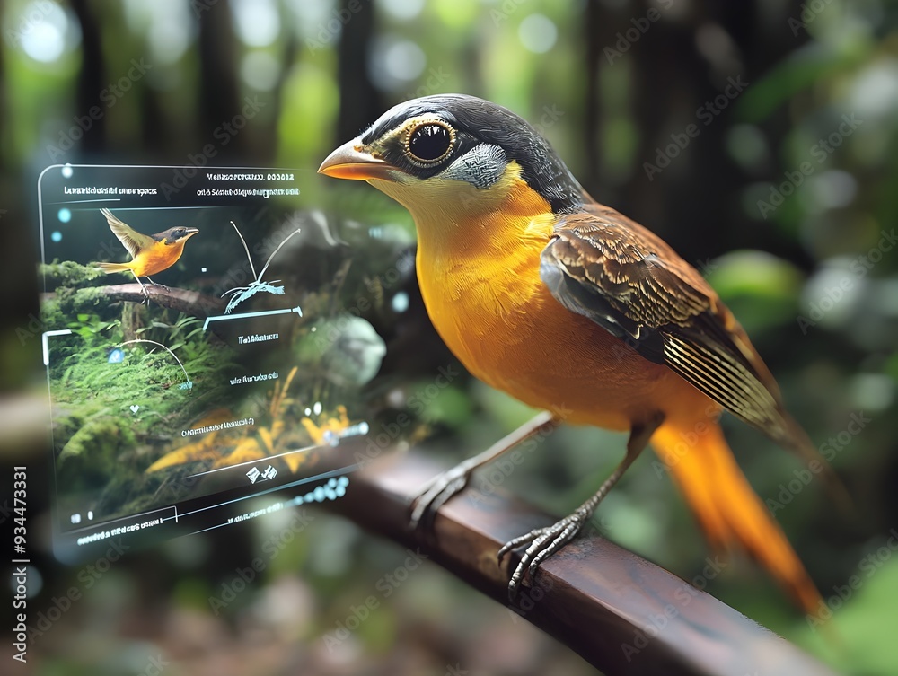 Innovative Augmented Reality Bird Watching App Showcasing Detailed 3D ...
