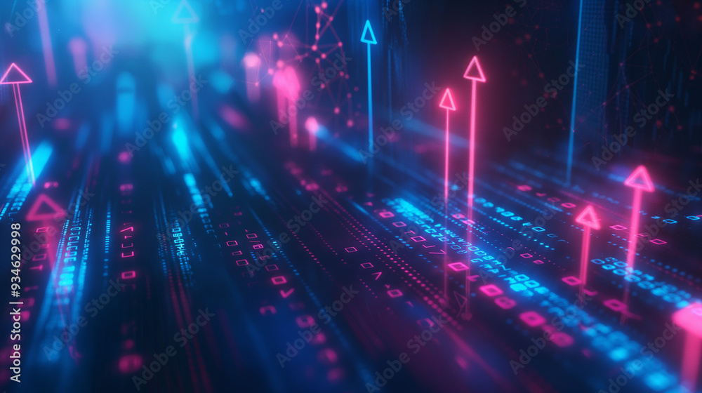 Ilustración de Stock Stock graph and financial chart. Analyze stock ...
