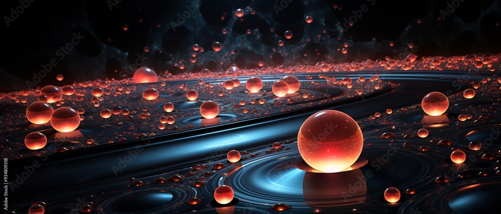 Black hole surrounded by a 3D glow of Hawking radiation with 2D ...
