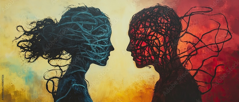 Couple dealing with life crisis depicted through powerful imagery of ...