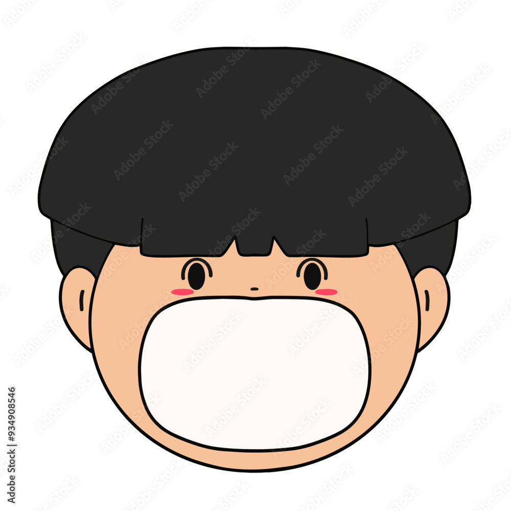 Cute name label,sticker name tag of cartoon animal character design ...