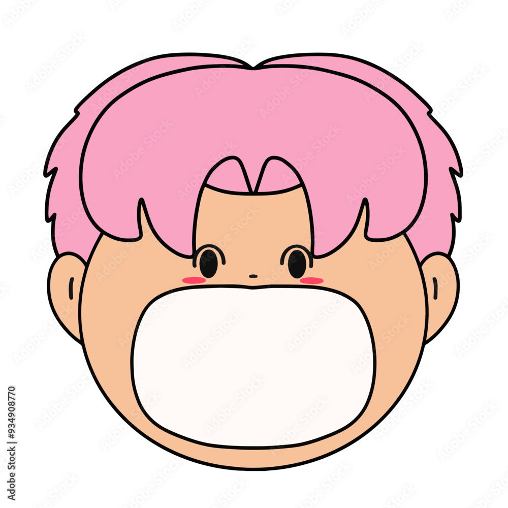 Cute name label,sticker name tag of cartoon animal character design ...