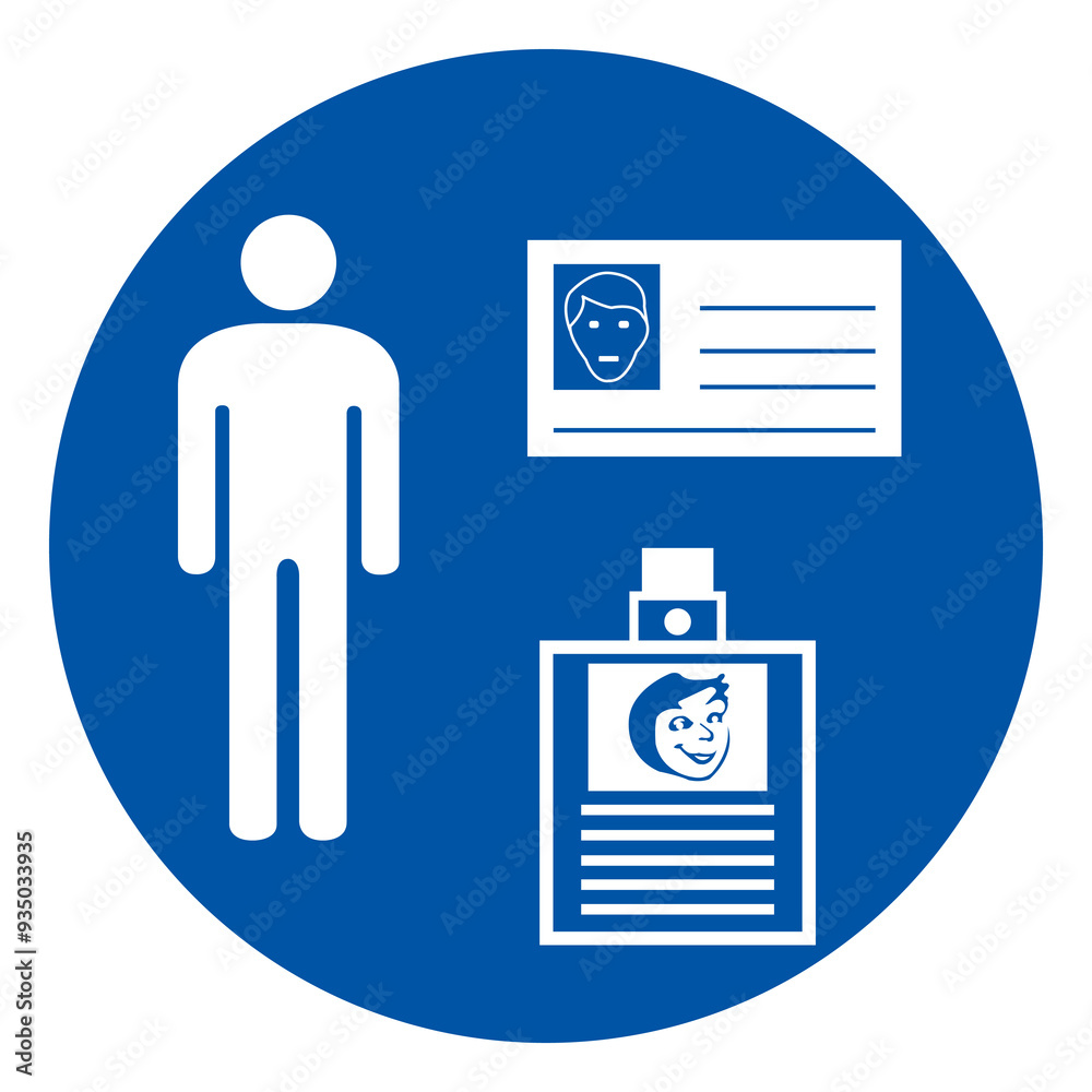 Authorized Personnel Only Symbol Sign,Vector Illustration, Isolate On ...