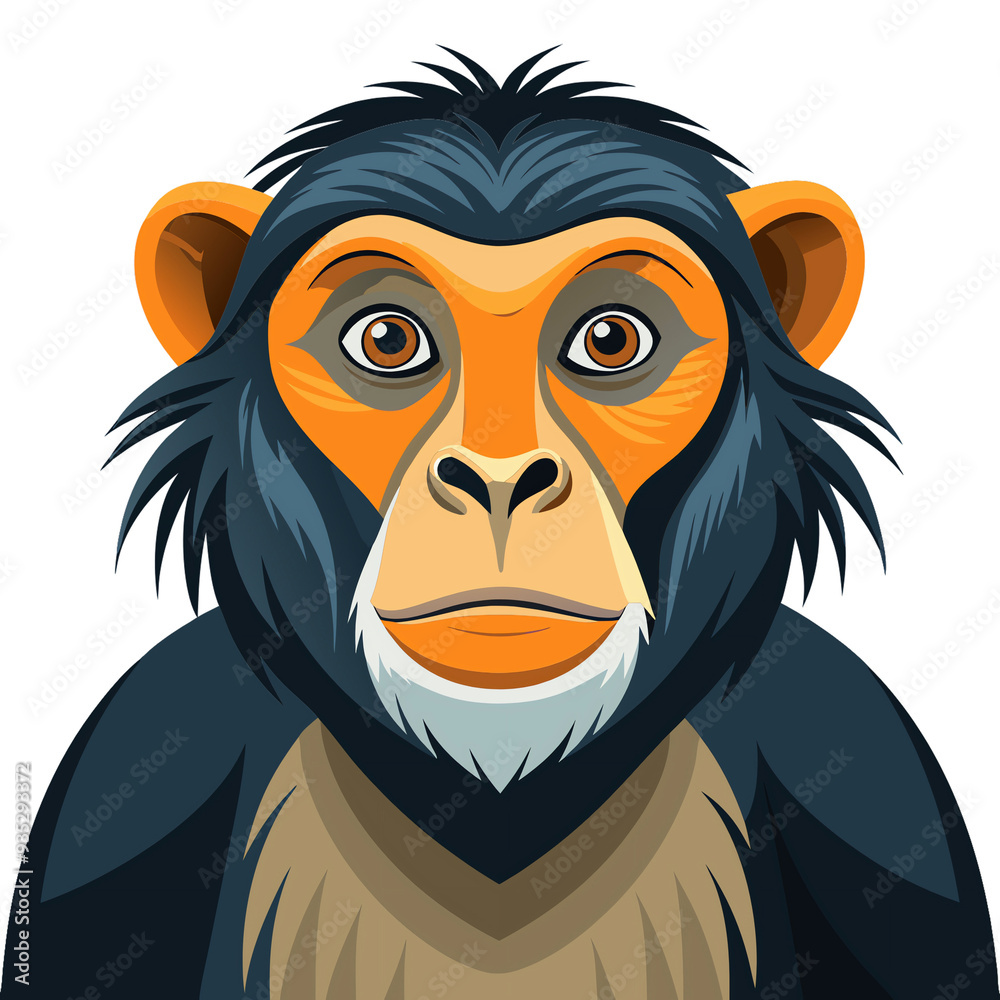 Dryopithecus female, Stages of human evolution Stock Illustration ...