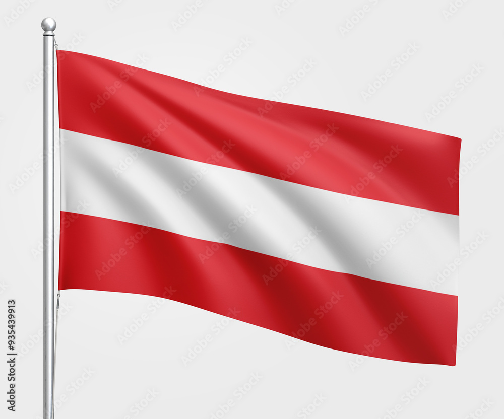 Austrian flag on transparent background. Png Stock Illustration | Adobe ...