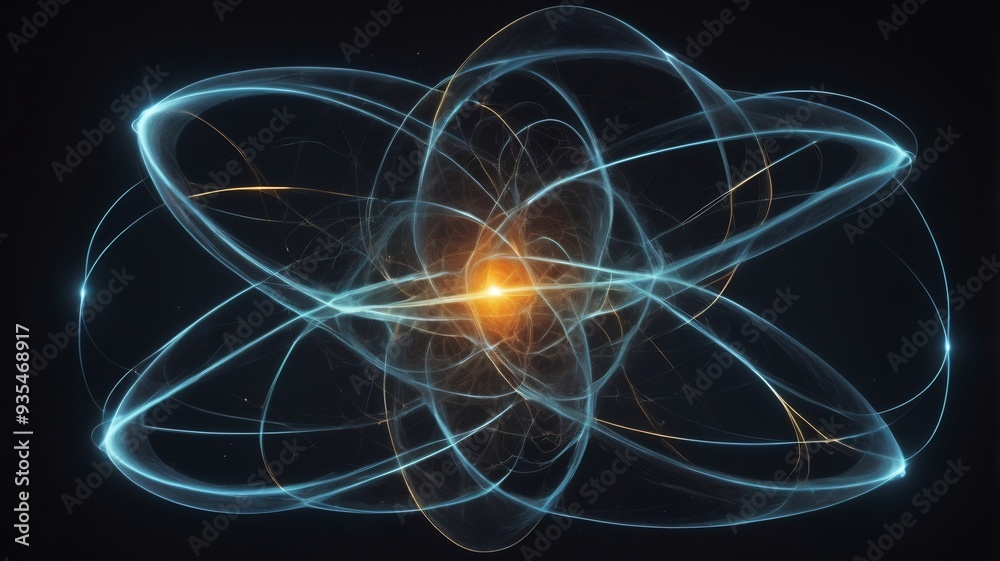 Stunning Illustration of Quantum Entangled Photons, Featuring ...