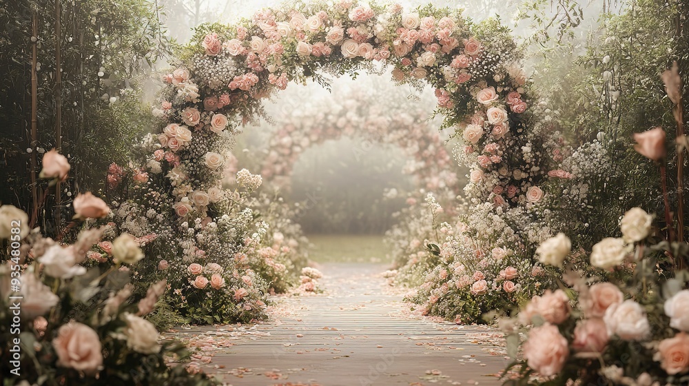 Garden wedding backdrop photography background stage ceremony maternity ...