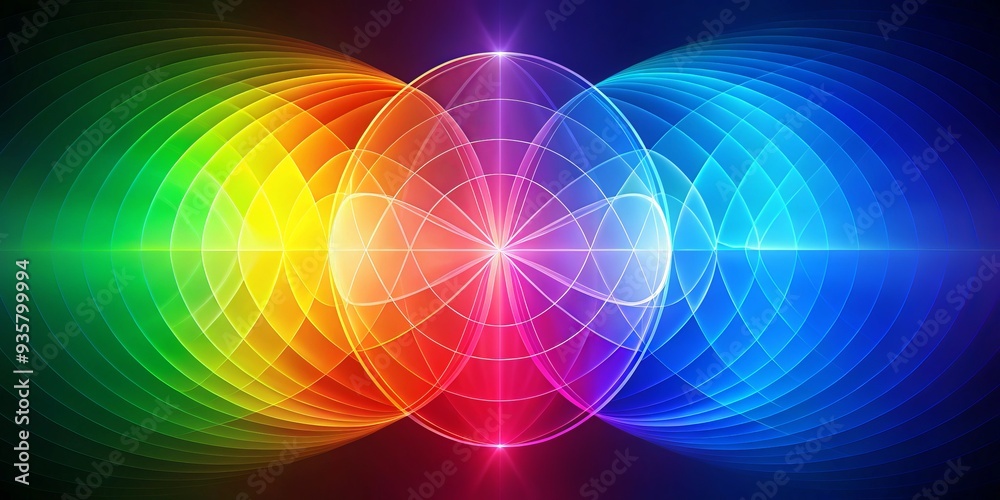 In a mesmerizing display of color harmony, balanced hues unite to ...