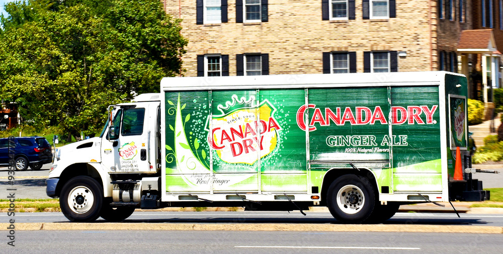 Canada Dry Ginger Ale Truck, Virginia, USA Stock Photo | Adobe Stock