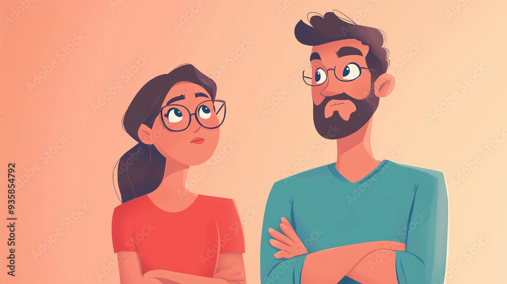 cartoon styles, modern minimalism designs,an image that represents a ...