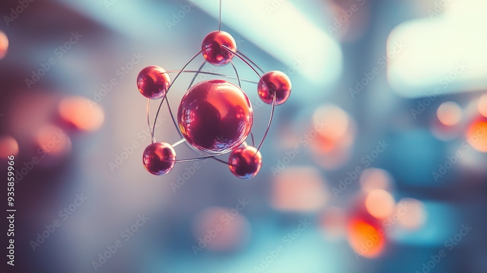 This artistic rendering provides a vibrant and colorful visualization ...