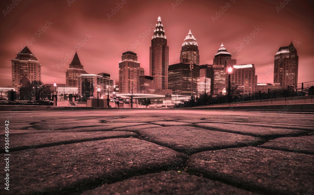 Atlanta, Georgia, USA Downtown Skyline: Vibrant Cityscape with Iconic ...