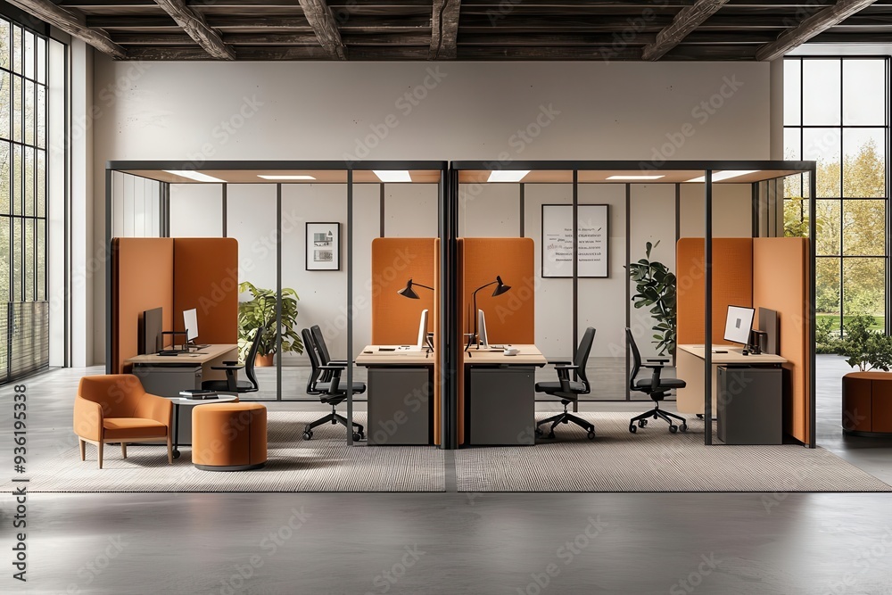 Movable office pods and partition walls that allow teams to create ...