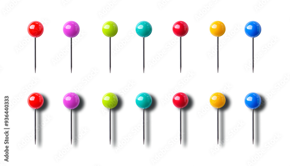 Round push pin isolated - transparent PNG premium pen tool cutout ...