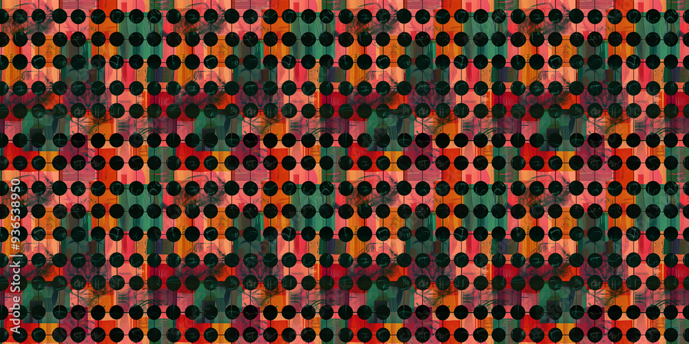 RGB monitor texture with a digital, colorful display effect. Seamless ...