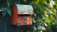 Rusty Metal Mailbox Free Stock Photo - Public Domain Pictures