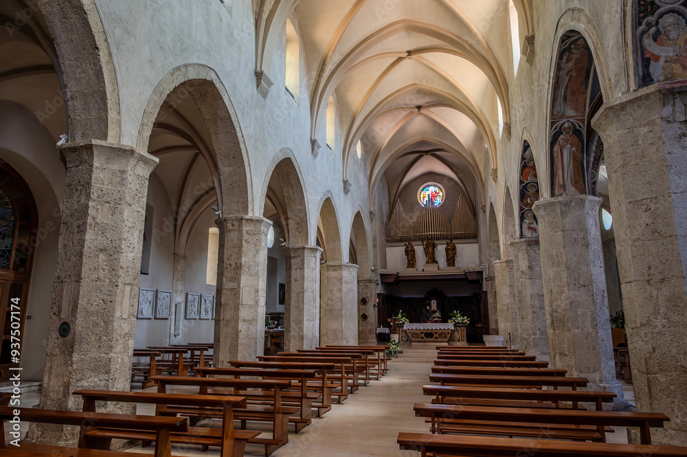 Stock-Foto „Celano, L’Aquila. Church of St. John the Baptist“ | Adobe Stock