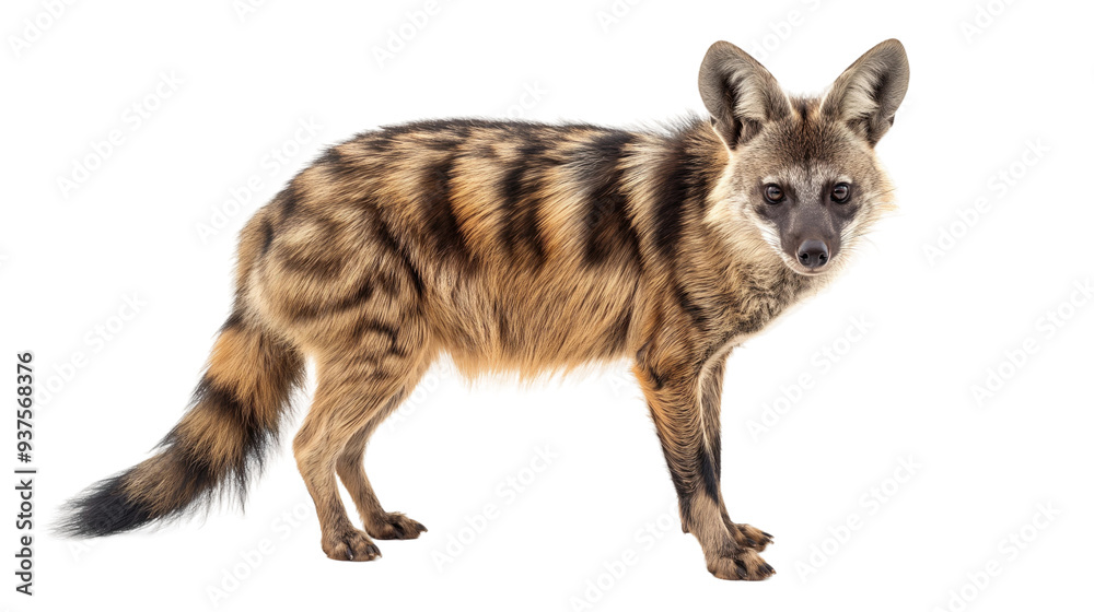 Aardwolf isolated on white or transparent background, png clipart ...