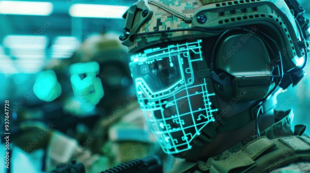 Futuristic Warfare Strategy, Military intelligence experts utilize ...