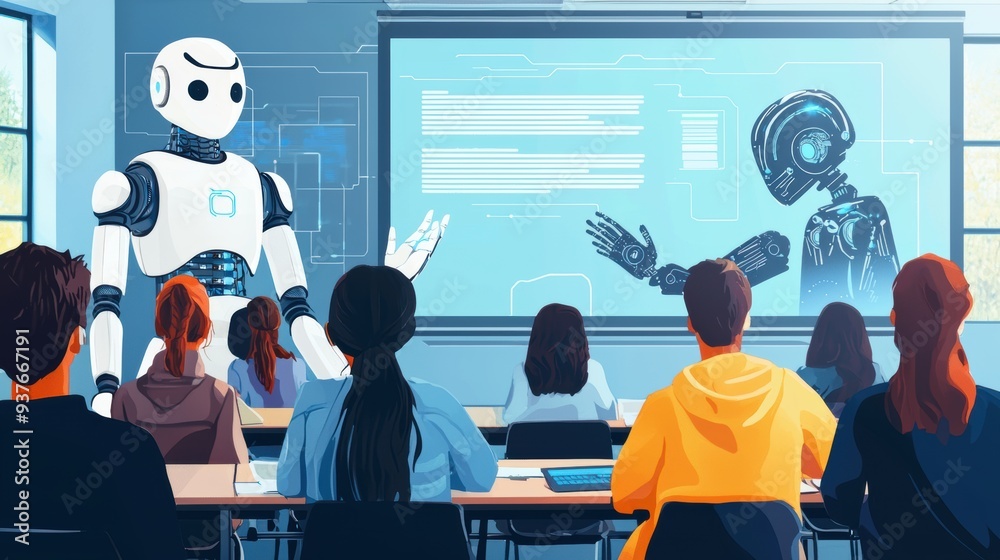 AI-Enhanced Learning: A virtual classroom where students from around ...