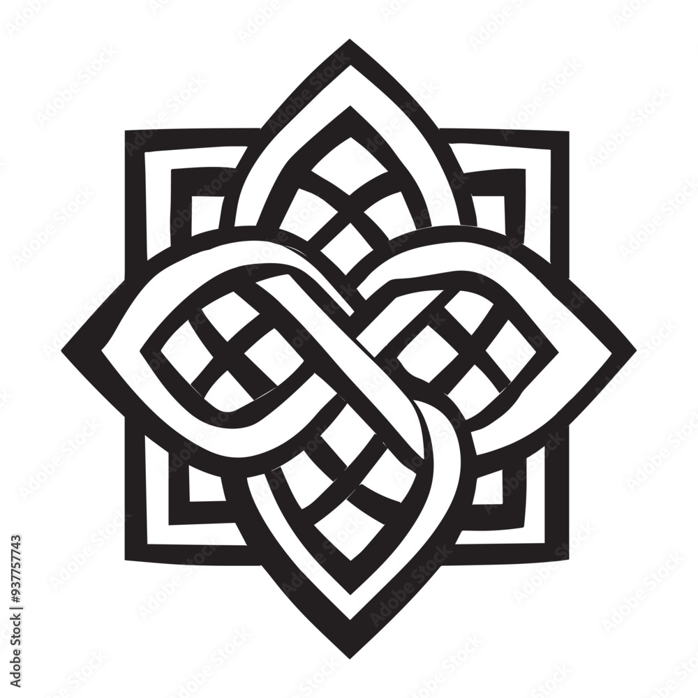 Celtic Tree of Life Clipart, Celtic Tree Silhouette - Celtic knot ...