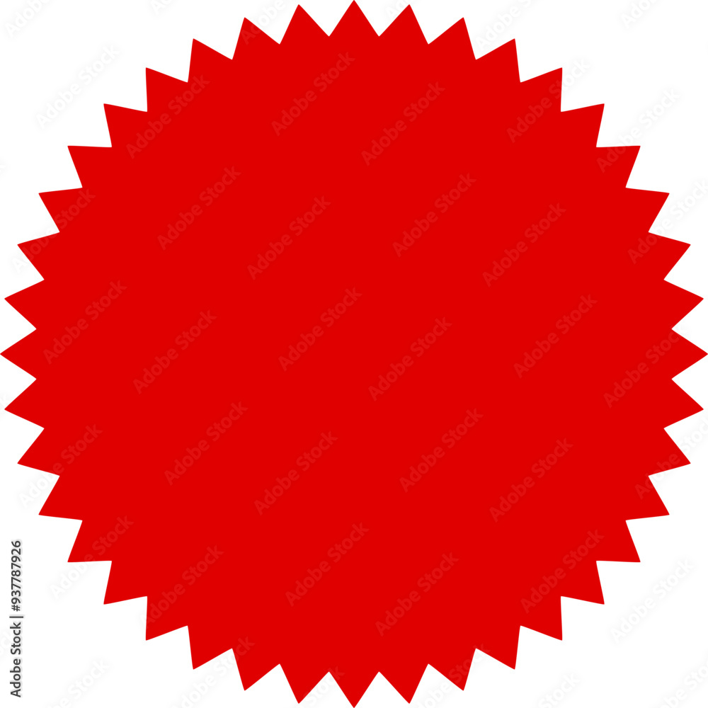 Starburst Label Stock Vector | Adobe Stock