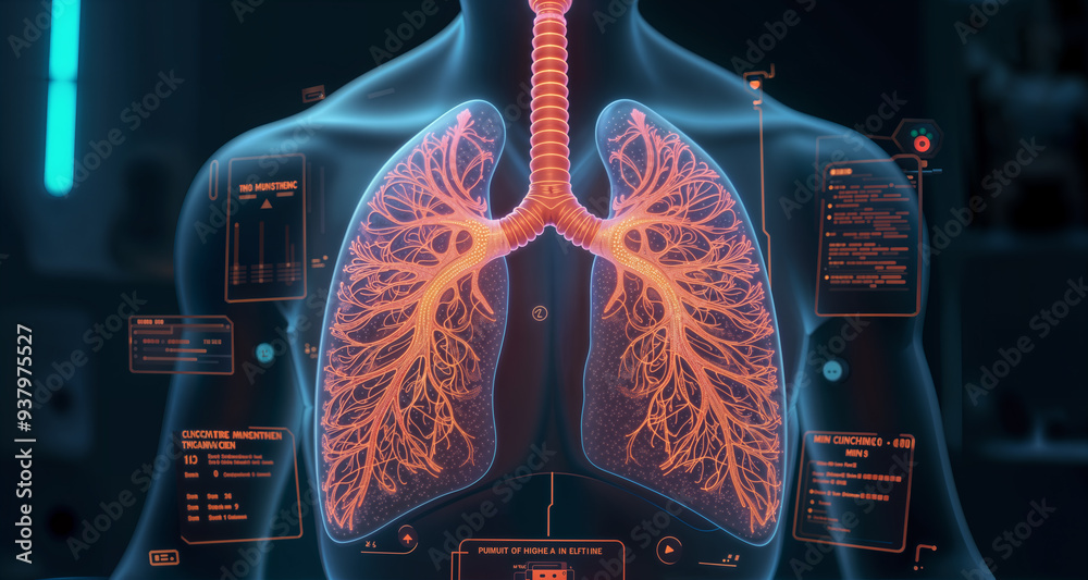 Exploring the Human Respiratory System: Detailed 3D Animation of Lungs ...