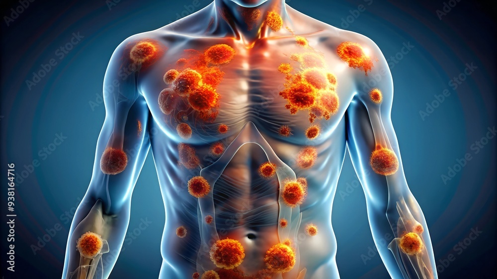 Human Anatomy: Pain and Inflammation - A medical illustration ...